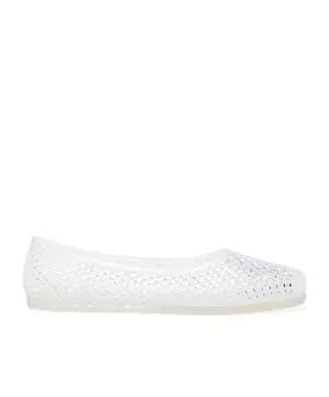 ANCIENT GREEK SANDALS Iro Jelly Ballerina Flats - White