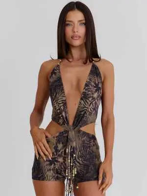 OUTCAST Luz Playsuit - Print