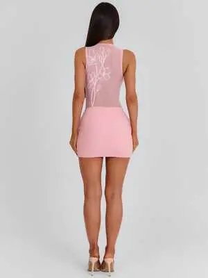 OUTCAST Iyana Mini Dress With Diamanté Detailing