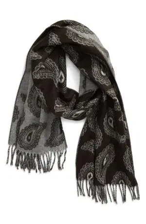 Ted Baker London Paisley Scarf - Black