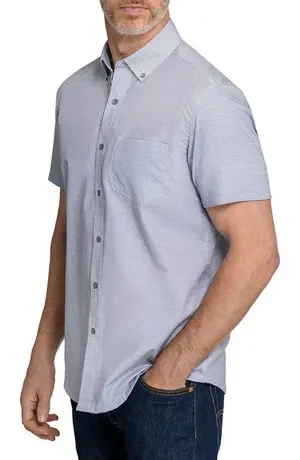 W.R.K Square Reworked Short Sleeve Button-down Shirt