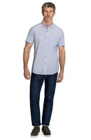 W.R.K Square Reworked Short Sleeve Button-down Shirt
