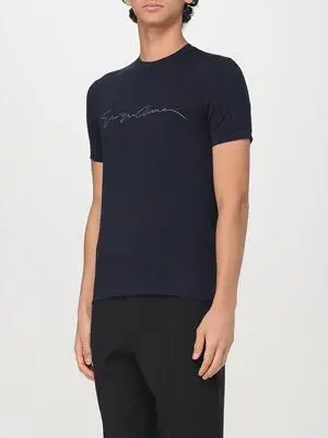 Giorgio Armani Stretch Cotton T-shirt With Logo