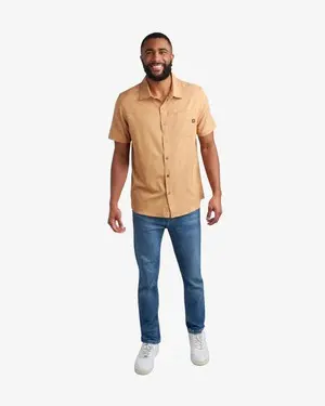 SPYDER Short Sleeve Mini Stripe - Carmel
