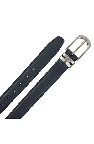IZOD Golf Stretch Comfort Leather Belt Metal Keeper