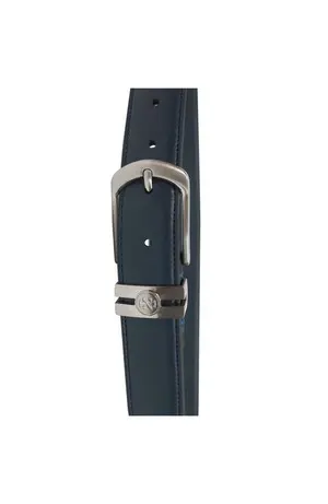 IZOD Golf Stretch Comfort Leather Belt Metal Keeper