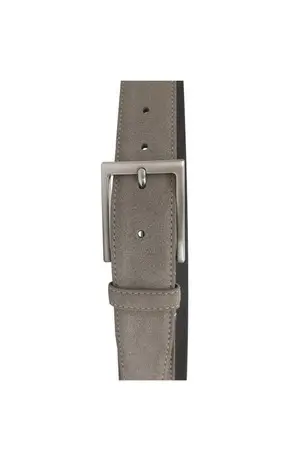 Brooks Brothers Suede Leather Feather Edge Belt