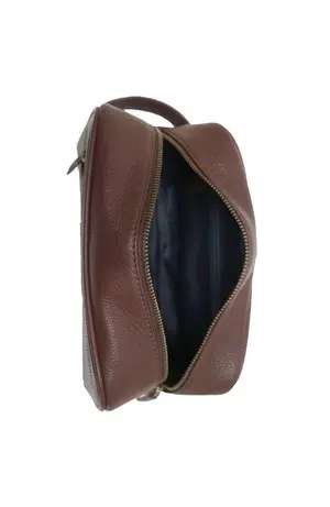 Brooks Brothers Full Grain Leather Travel Kit