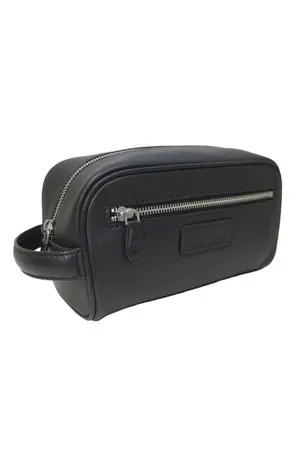 Brooks Brothers Full Grain Leather Travel Kit