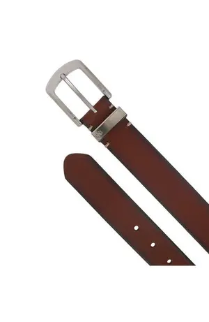 IZOD Leather Jean Belt With Metal Keeper