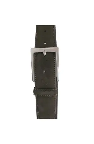 Brooks Brothers Suede Leather Feather Edge Belt