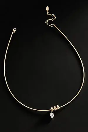 Anthropologie Demi-fine Twisted Crystal Necklace