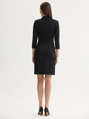 Misook V Neck Luxestretch Sheath Dress