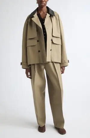 NACKIYE Tailored High Waist Wide Leg Pants