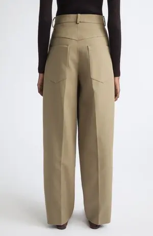 NACKIYE Tailored High Waist Wide Leg Pants