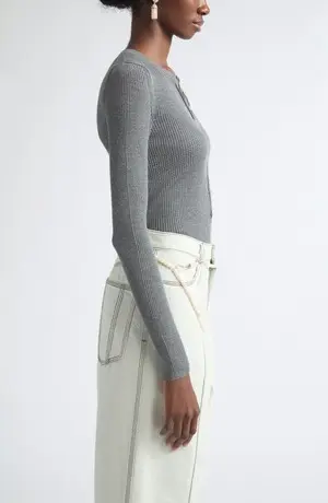 NACKIYE Insider Merino Wool & Silk Knit Top