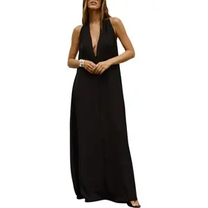 BAYSE Willow Maxi Dress - Black