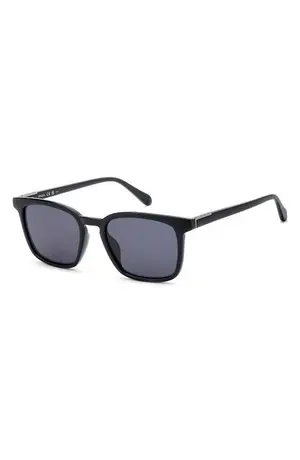 Fossil 53mm Panthos Square Sunglasses - Black/grey