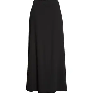JIL SANDER Virgin Wool Maxi Skirt - Black