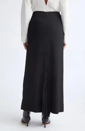 JIL SANDER Virgin Wool Maxi Skirt