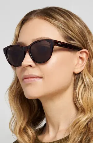 Fossil Square Frame Sunglasses - Havana/brown