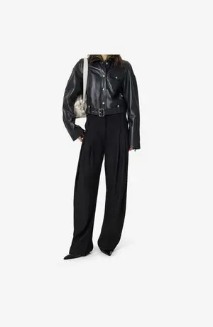 IRO PARIS The Flowy Pant - Rinsed Black