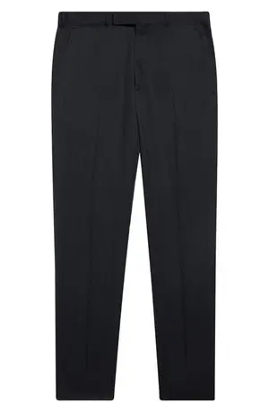 Zegna Tailored Wool Trousers With Flat Front