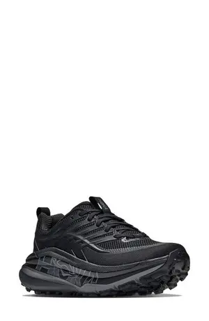 HOKA® Stinson Running Shoe - Black/outer Orbit