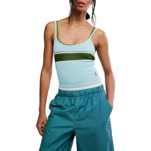 Free People All Clear Rib Tank Frosty Combo