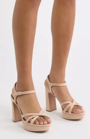 Bp. Nova Platform Sandal - Tan Light