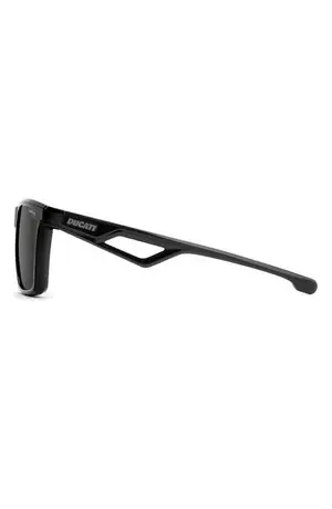 Carrera Eyewear Carduc 57mm Rectangular Sunglasses - Black/grey