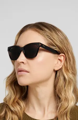 Fossil Cat Eye Sunglasses - Havana/brown