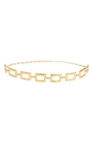 Zimmermann Alight Square Chain Belt - Gold