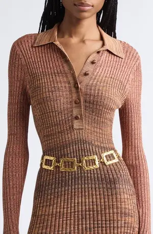 Zimmermann Alight Square Chain Belt