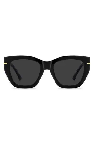 Victoria Beckham Rectangular Sunglasses - Black/grey
