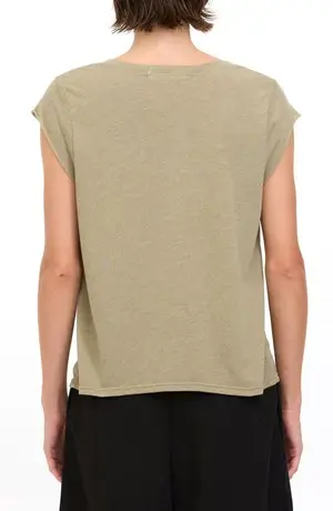 PROJECT SOCIAL T Canyon V-neck T-shirt - Olive