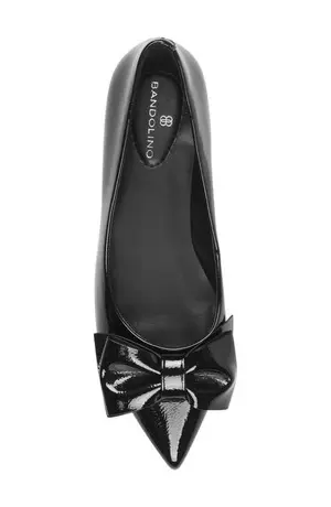 Bandolino Alicce Faux Leather Pointed Toe Flat - Black