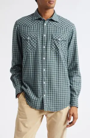 Massimo Alba Genova Stripe Cotton Button-up Shirt