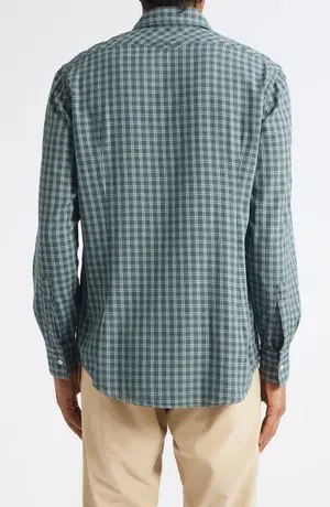 Massimo Alba Genova Stripe Cotton Button-up Shirt
