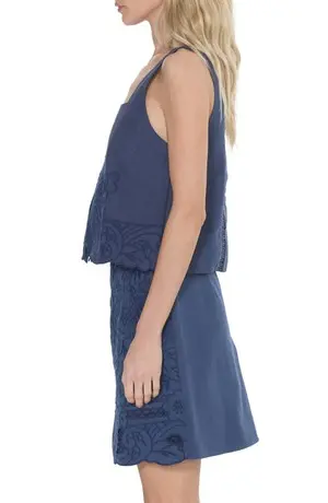 CIEBON Rhea Embroidered Cotton Tank
