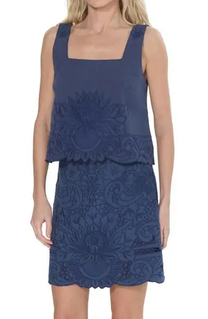 CIEBON Rhea Embroidered Cotton Tank
