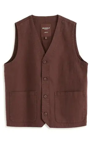 SEASALT CORNWALL Tollgate Linen & Organic Cotton Vest