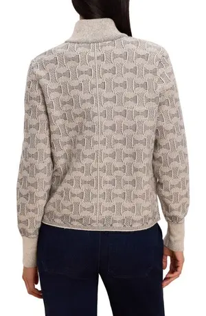 NIC+ZOE Dapper Swirl Knit Jacket