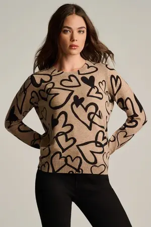 Lisa Todd Love Cashmere Heart Sweater