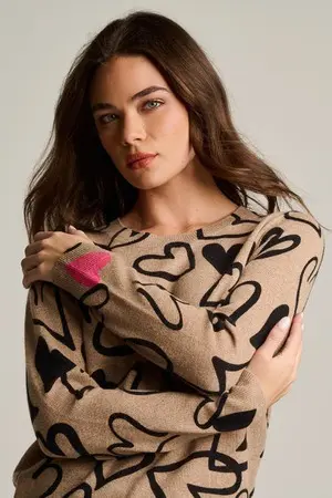 Lisa Todd Love Cashmere Heart Sweater