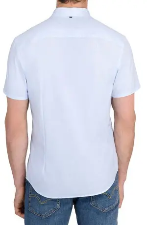 W.R.K Trim Fit Short Sleeve Performance Button-up Shirt