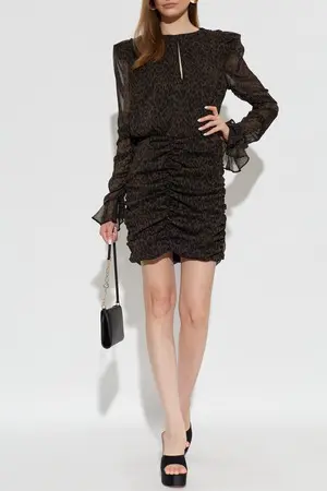 ROTATE BY BIRGER CHRISTENSEN Dress With Ruching