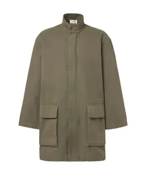 THE ROW Simeau Cotton Car Coat - Green