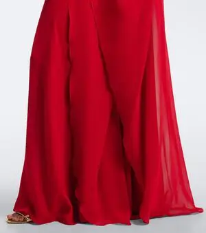 Elie Saab Silk Chiffon Kaftan