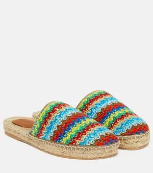 Alanui Over The Rainbow" Espadrilles With Tie Fastening - Multicoloured
